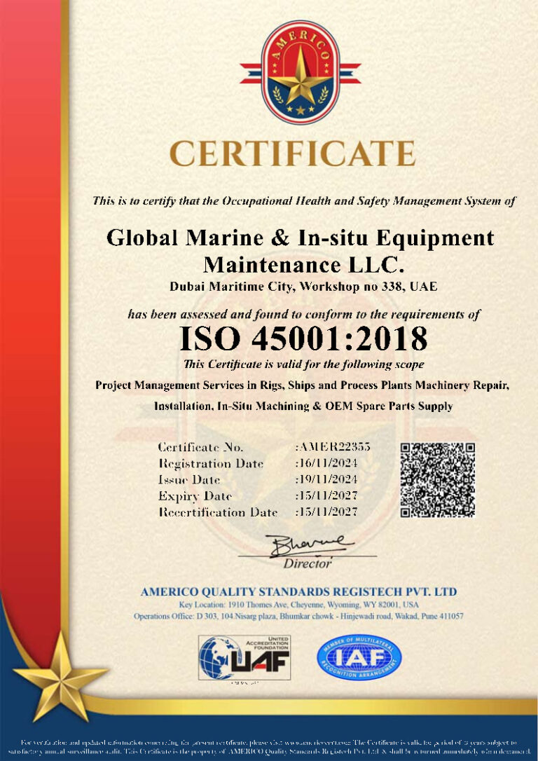 GLOBAL MARINE AND INSITU EQUIPMENT MAINTENANCE L.L.C